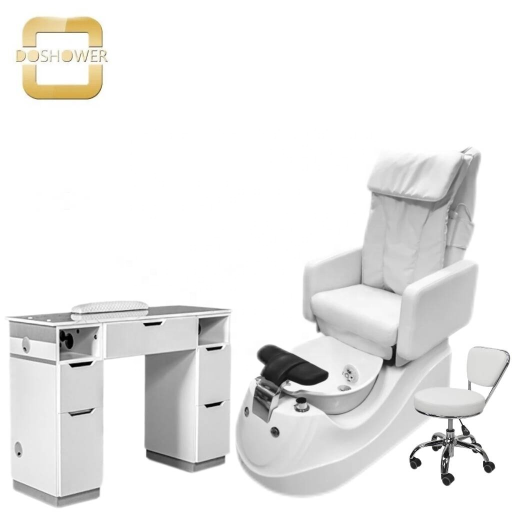 Remote Control Discharge Pump Manicure Chair With Magnetic Pedicure And ...
