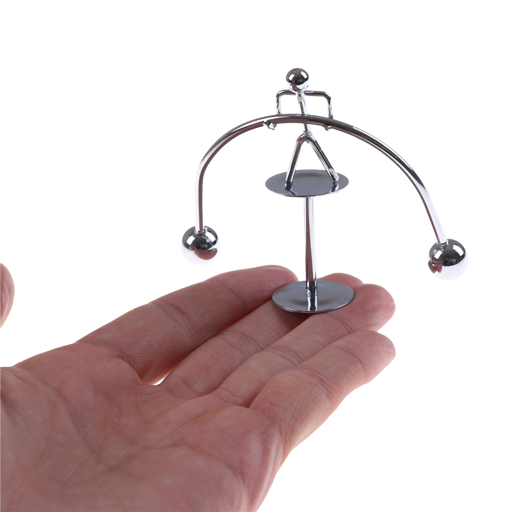 Useful Kinetic Weightlifter Gadget Perpetual Motion Office Desk Decor ...
