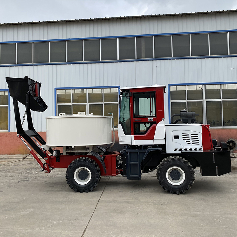 Mini Mobile Concrete Mixers With Pumps - 2 To 4 Cubic Yards, High ...