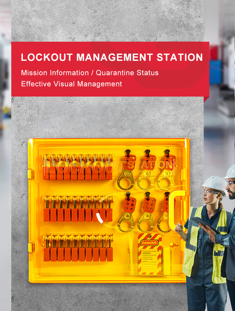 Bozzys Portable Industrial Lockout Tagout Loto Devices Safety Kit, High ...