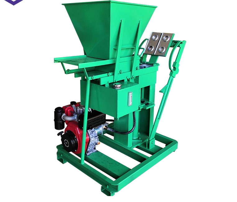 Diesel Hydraulic Press Interlocking Clay Soil Brick Making Machine For ...
