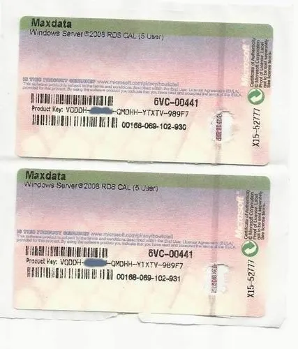 Windows Product Key Sticker For Coa Windows Server 2008 R2 Enterprise ...