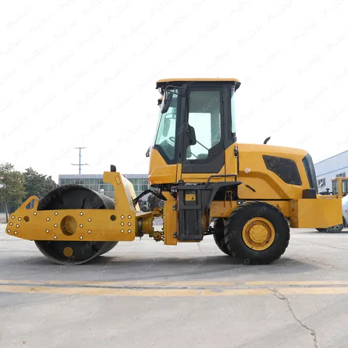 Large Steel Wheel And Large Road Roller 8t Road Roller Seat Driving ...