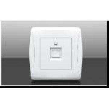 1 Gang 8 Core Rj45 (cat.5e) Computer Outlet, High Quality 1 Gang 8 Core ...