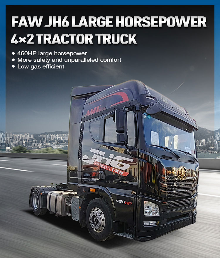 Faw Heavy Duty 6 Wheeler 4x2 540hp Jiefang J6p Tractor Truck Head Sale ...