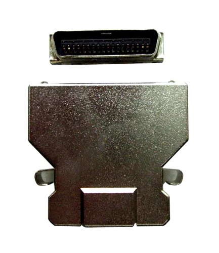 1.27mm Pitch 36 Pin Scsi Solder Plug Connector Db Type With Metal Cover ...