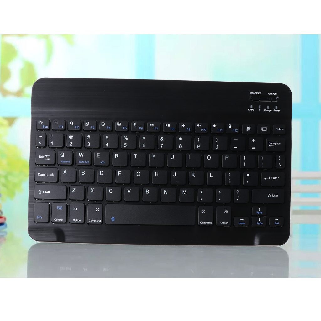 9 Inches Wireless Bluetooth Lightweight Rechargeable Keyboard Cellphone ...