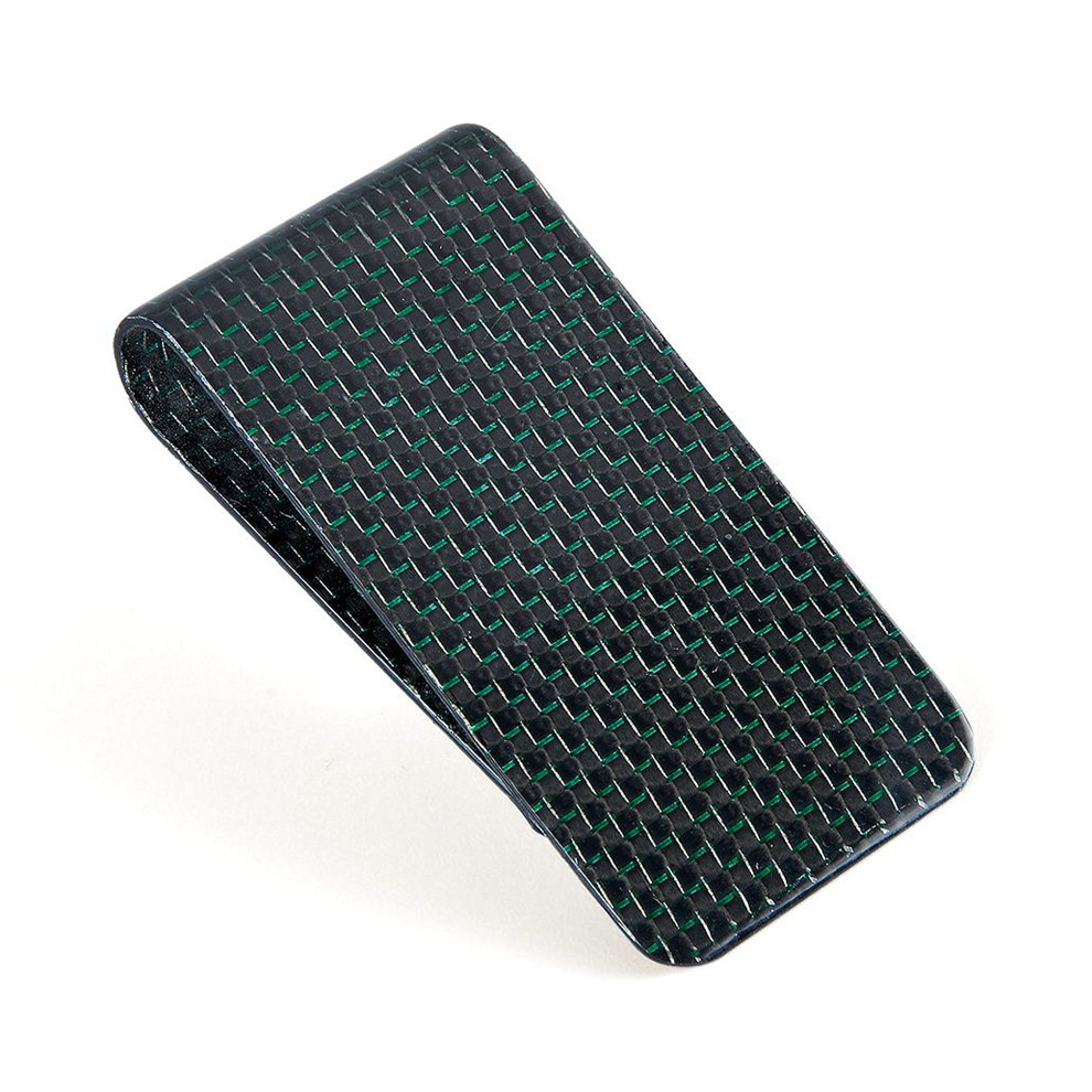 Luxury Green Carbon Fiber Money Clips Cash Clip, High Quality Luxury ...