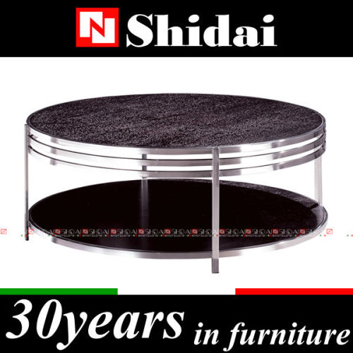 Elegant Round Coffee Table / Round Coffee Table With Stools / Small ...