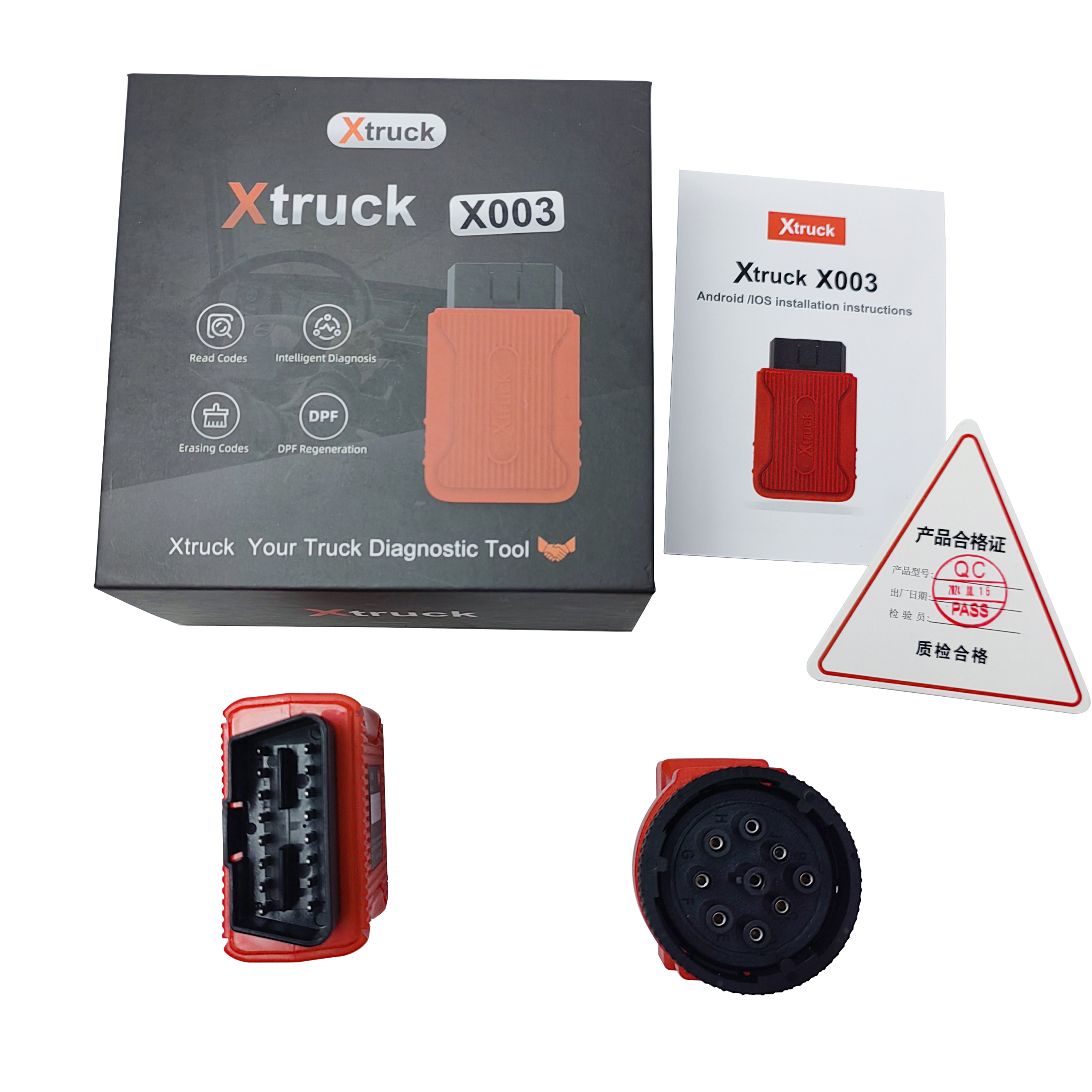 X Truck X003 Fault Code Reader: Vol-vo & Sca-nia Diagnostic Tool, High ...