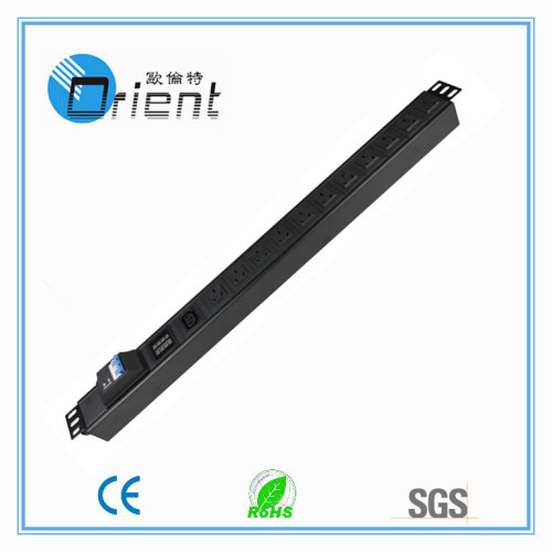 Rack Mount Pdu China Pdu With Mini-circuit Breaker And Current Display ...