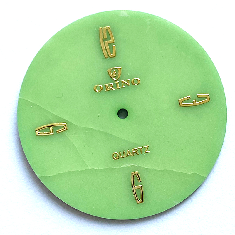 Agate Green Jade Gemstone Dial คุณภาพสูง Agate Green Jade Gemstone Dial ...