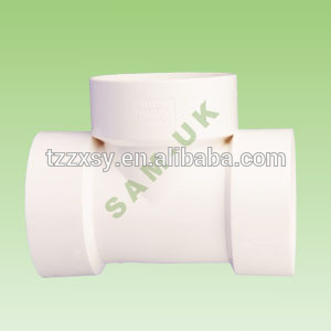 Pvc-u Pipe Fittings Injection Molding Machine Dwv Tee For Wasting Water ...