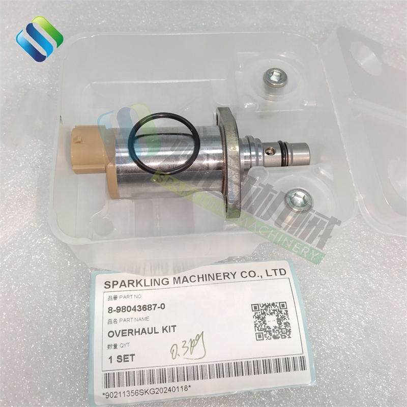 Skgm Zx200-3 4hk1 Excavator Suction Control Valve 8-98043687-0, High ...