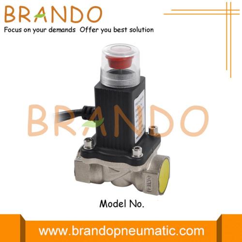 Solenoid Operated Gas Safety Shut-off Valve 1/2'' 1'', High Quality ...