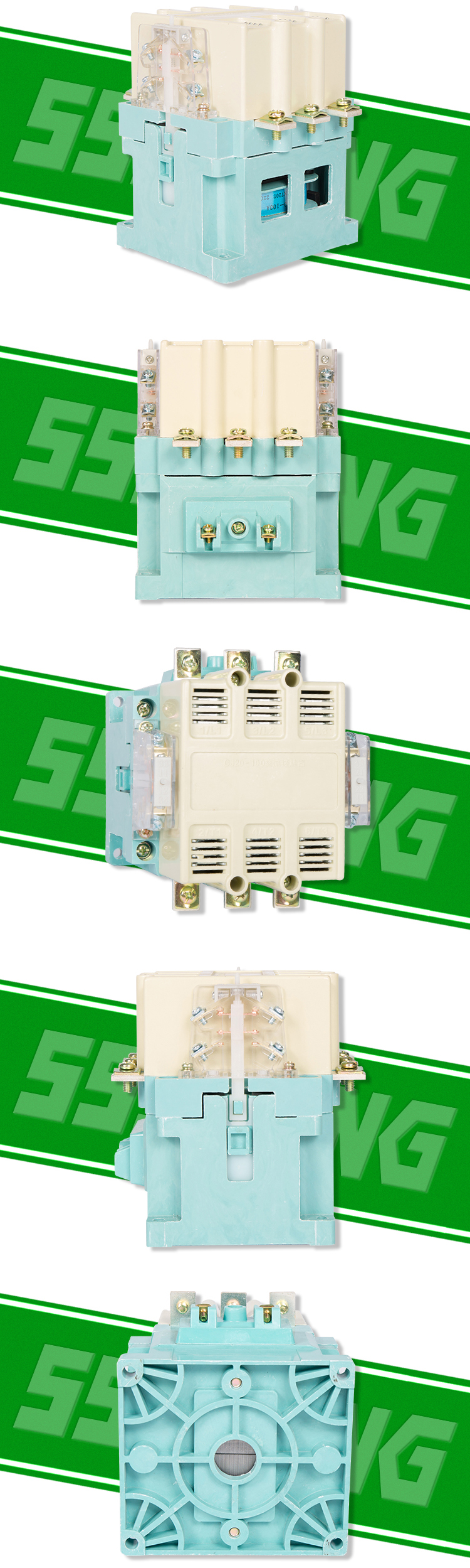 3-phase 160a High Current Reversible Ac Electromagnetic Contactor Km12 ...