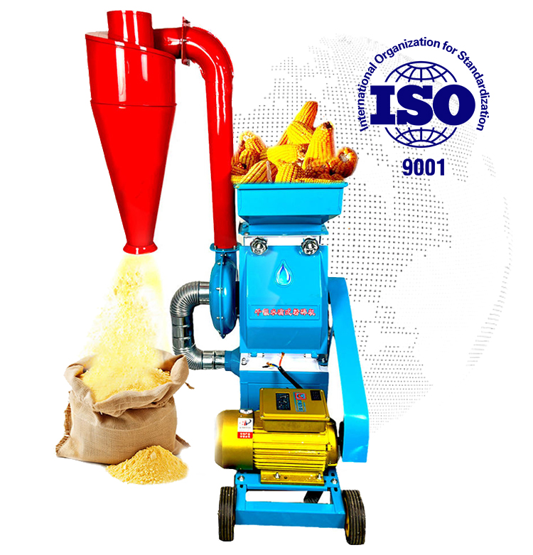 1 Ton/h Automatic Bag Filling Hammer Mill Crusher For Animal Feed, High ...