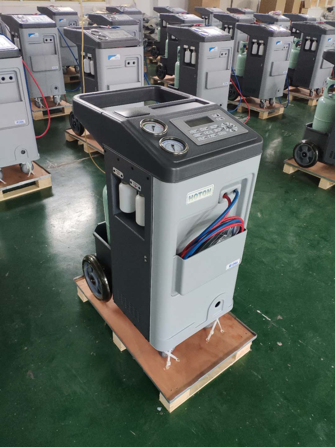 Hoton R1234yf/r134a Ac1000 เครื่องรีไซเคิลเครื่องทำความเย็นอัตโนมัติ ...