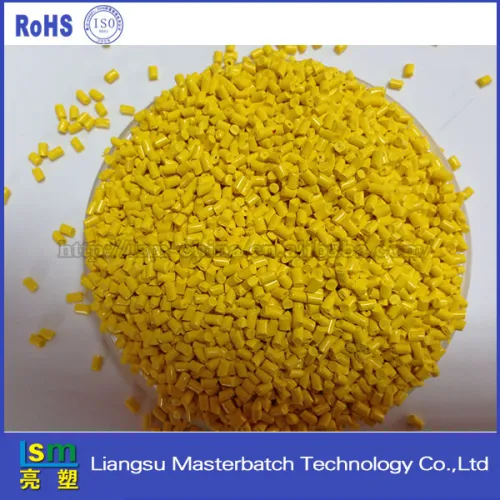 Abs/pc/pbt/pmma Virgin Material Plastic Granules Yellow Masterbatch For ...