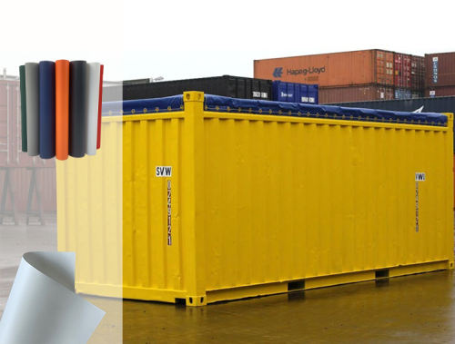 Enviromental Open Top Shipping Container Cover Fabric, High Quality ...