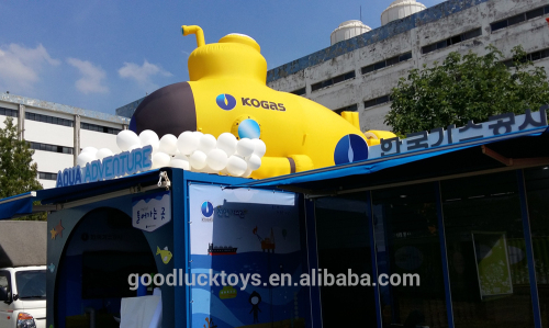 Giant Yellow Inflatable Submarine Pvc Balloon, High Quality Giant ...
