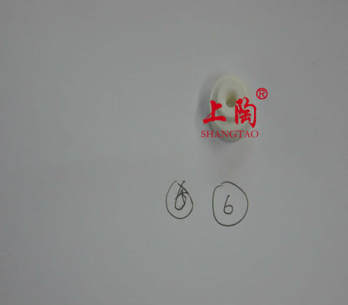 Alumina Ceramic Flanged Male Eyelet, High Quality Alumina Ceramic ...