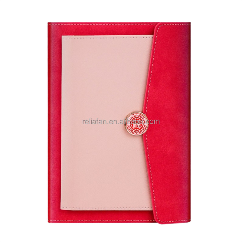 Luxury Custom A6 Notebook Padfolio With Embroidered Logo, High Quality ...