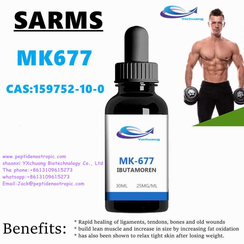 Mk677 Mk-677 Ibutamoren 25mg/ml 30ml Cairan, kualitas tinggi Mk677 Mk-677 Ibutamoren 25mg/ml ...