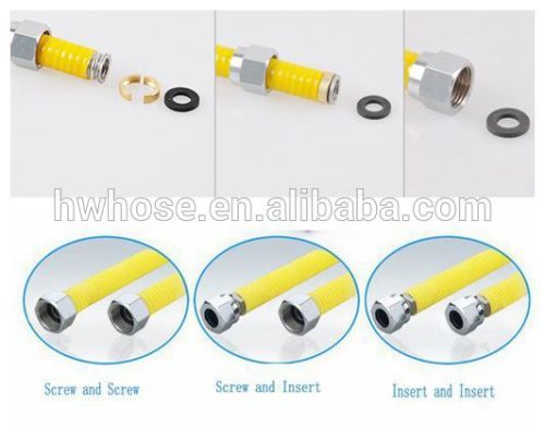 304 Flexible Metal Gas Connection Hose, High Quality 304 Flexible Metal ...