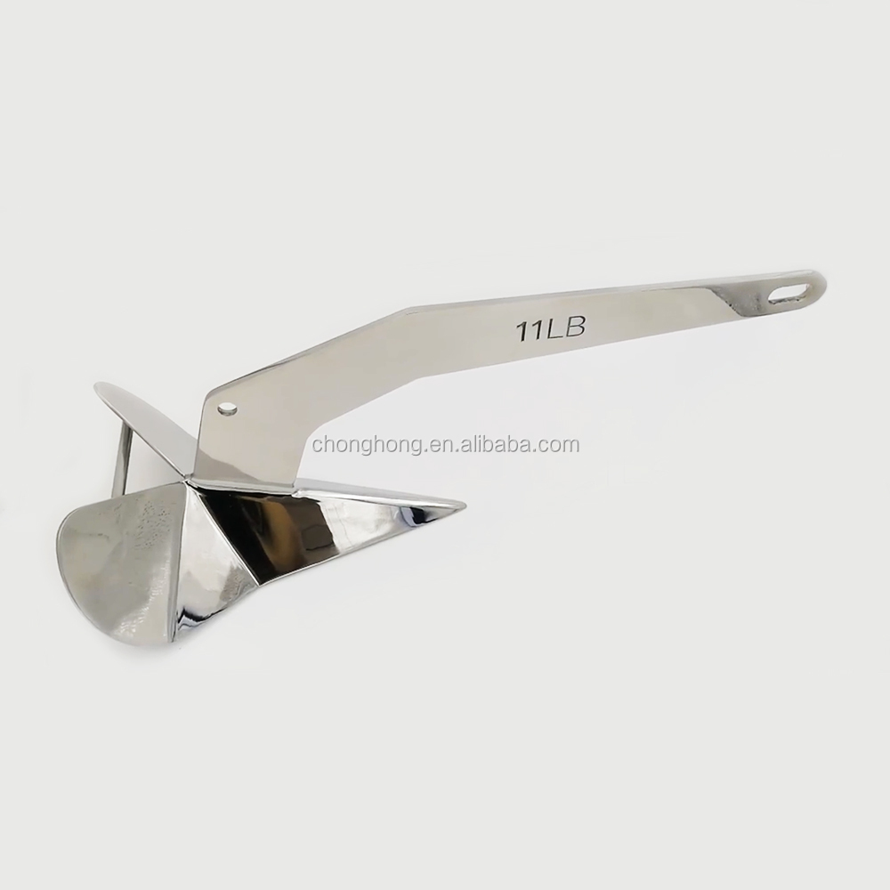 Marine Sea Boat Anchors: 316 Stainless Steel Delta Anchor For Fixed ...