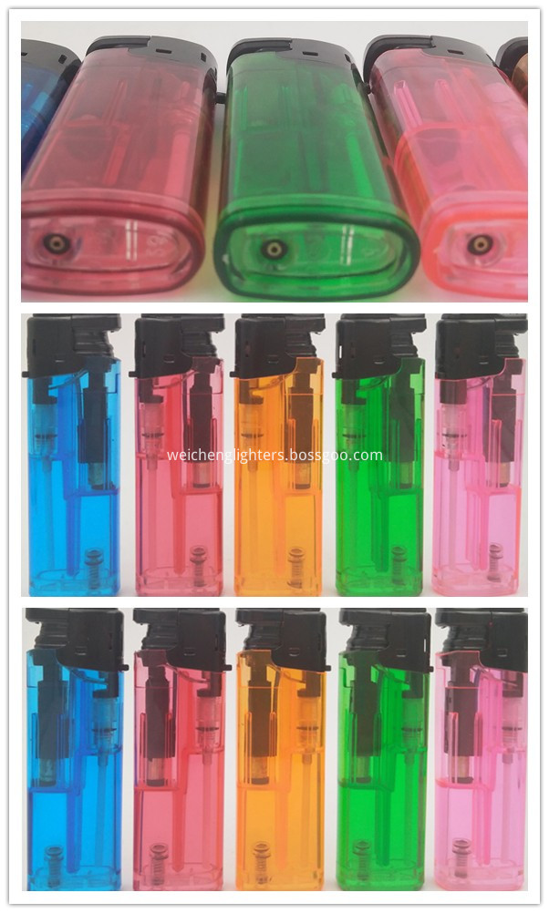 Refillable Electronic Gas Cigarette Lighter With Lid, High Quality ...