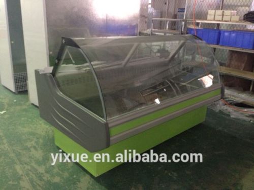 Deli Display Cabinet Showcase Open Case Refrigerator With Back Storage ...