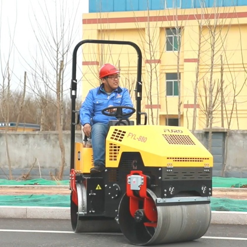 70hz Vibration Frequency 1 Ton Small Asphalt Roller, High Quality 70hz ...