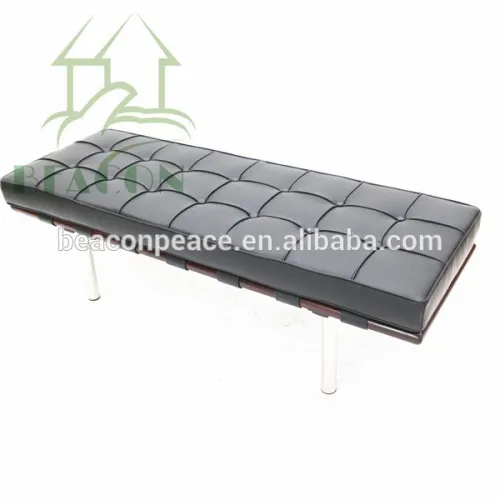 Ludwig Mies Van Der Rohe Barcelona 2 Seater Bench, High Quality Ludwig ...