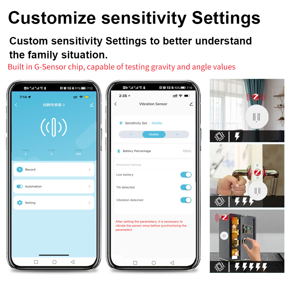 Tuya Smart Life App Real-time Notification: Ledeast Zg-103z Zigbee ...