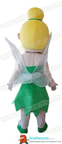 Princess Tinkerbell Mascot Costume, Cartoon Character Mascot Suit ...