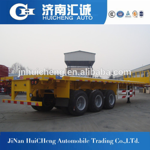 45ft Container Semi Trailer Flatbed Semi Trailer 3axle Sales, High ...
