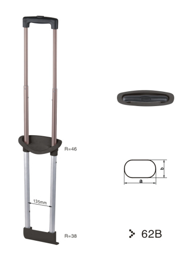High Quality Telescopic Retractable Trolley Telescopic Metal Handles ...