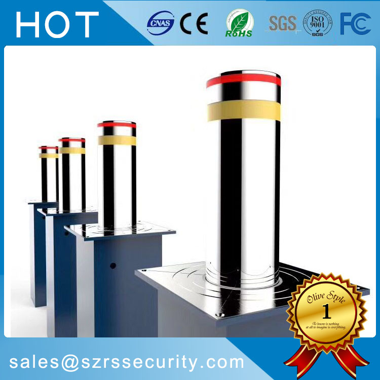 Retractable Road Block Barriers Automatic Rising Bollards, kualitas tinggi Retractable Road ...