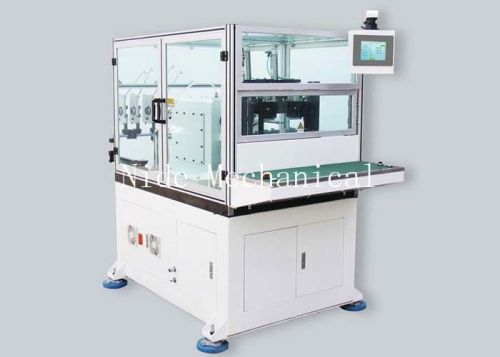 Automatic Double Flyer Stator Winder / Electric Motor Winding Equipment ...