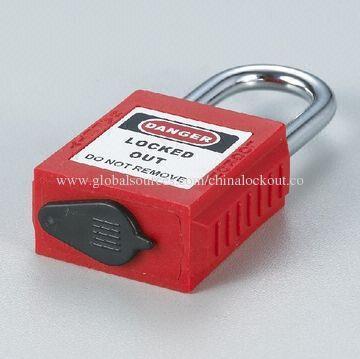 Safety Padlock For Lockout Tag Out With 38mm Metal Shackle, High ...