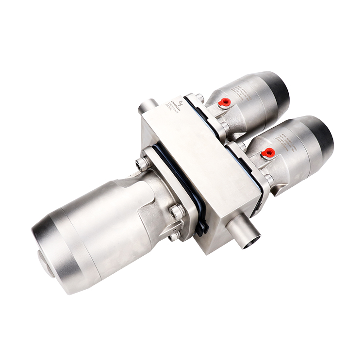 Sanitary Stainless Steel Forged Multiport Block Diaphragm Valve, High ...