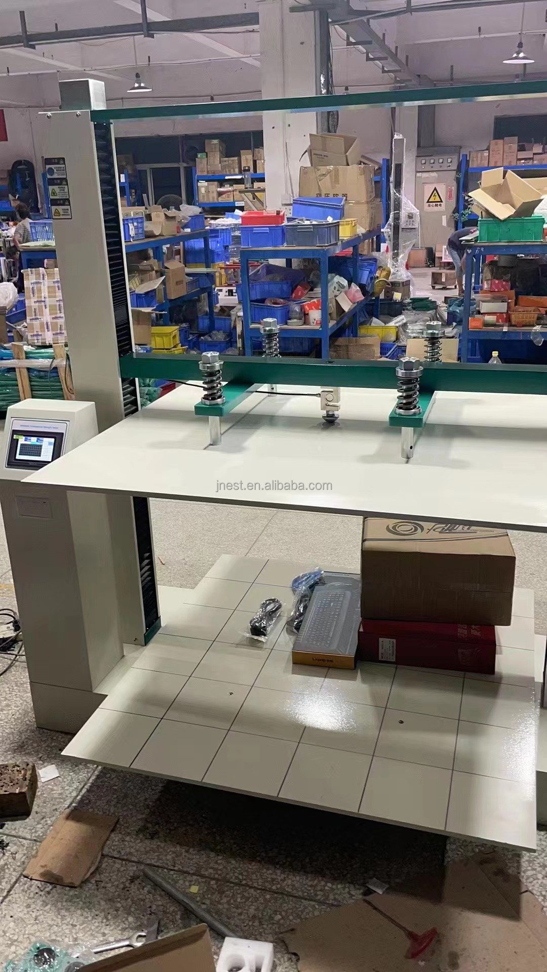 Carton Box Compression Crush Testing Machine 500kg/1000kg - Paper ...