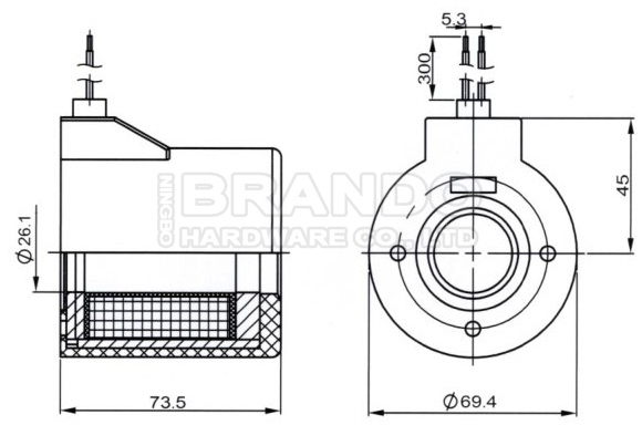 Hydraulic Solenoid Valve Coil 120V AC 60Hz SWH-G03-R120-31 China ...
