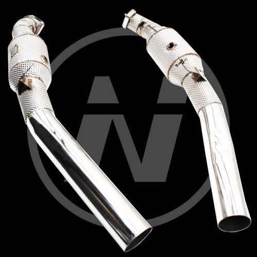 Downpipe For Mercedes-benz Ml63 Amg 6.2l 2007-2011 With Catalyst High ...