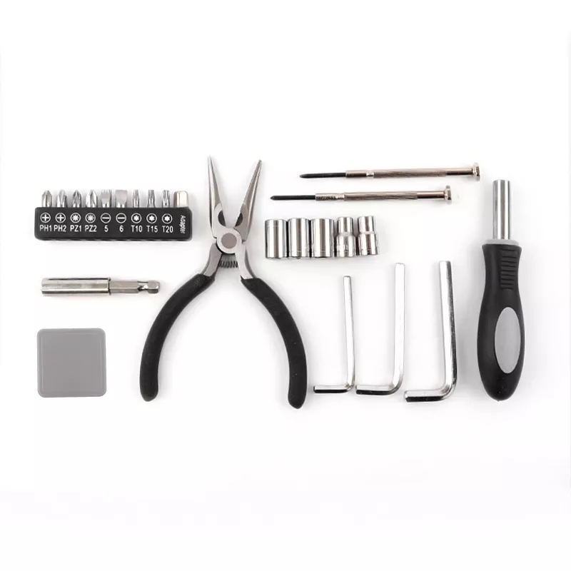 Black Mini Tool Kit: Custom Hardware Set For Home And Bike Repairs ...