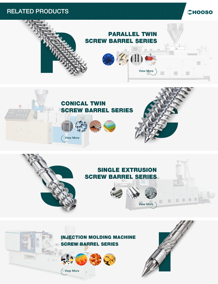 Hot Selling Screw Injection Single Screw Cylinder For Plastic, High ...