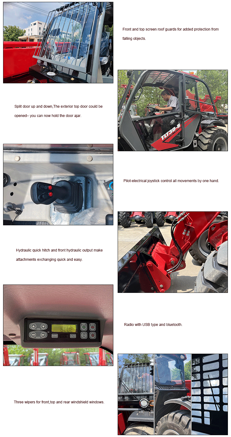 Tlt30-8 Telehandler: Electro-hydraulic Proportional Control Rough ...