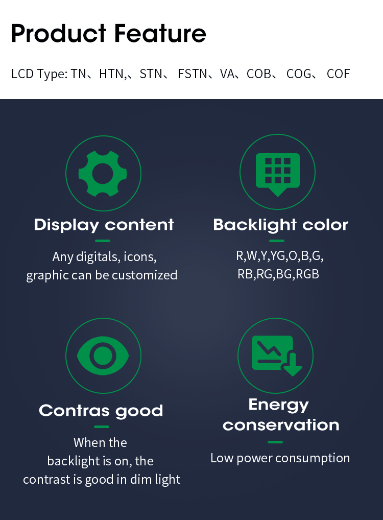 Factory Supplier: 7 Segment/graphic Lcm Screen Module With Compatible ...