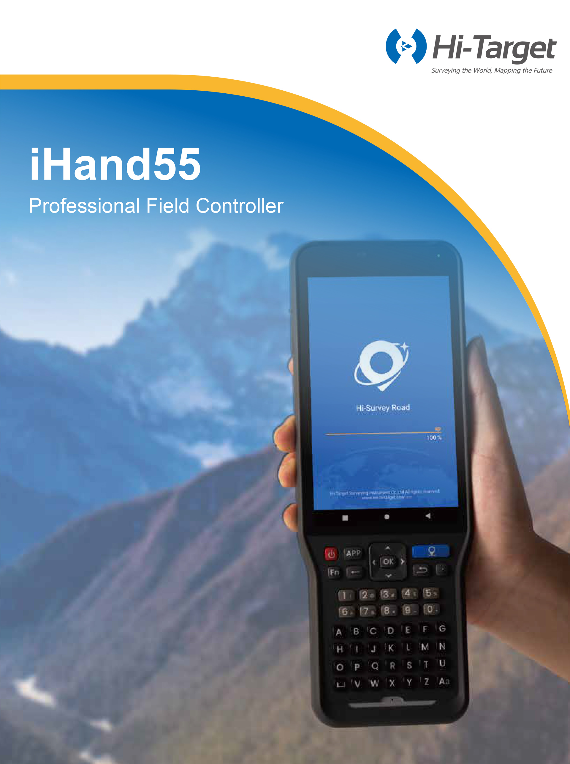 Hi-target Visual Rtk Gnss Receiver V5/vrtk Gps Rtk Ihand 55 With Dual ...